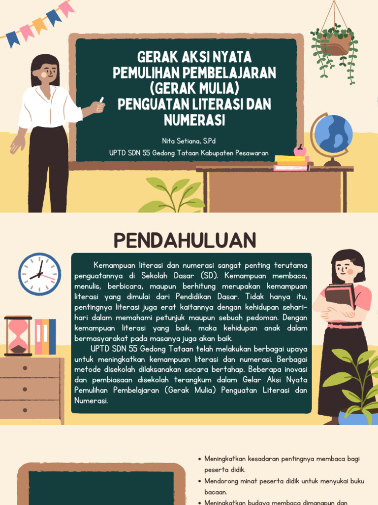 Sinopsis Gerak Mulia Nita Setiana, S.Pd fix | PDF