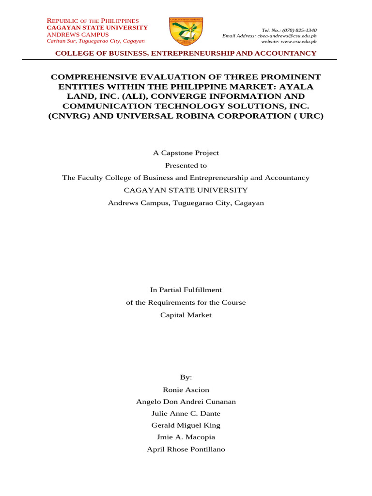 Capstone Final | PDF