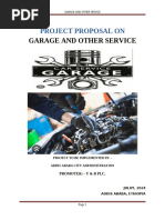 Bichena Car Garage Proposal | PDF | Employment | Human Resources