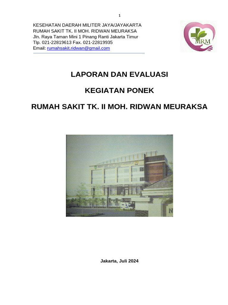Laporan Dan Evaluasi Kegiatan Ponek 2024 | PDF