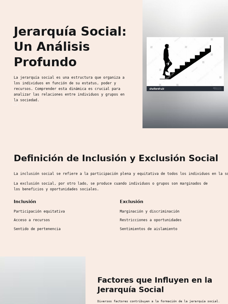 Jerarquia Social Un Analisis Profundo | PDF