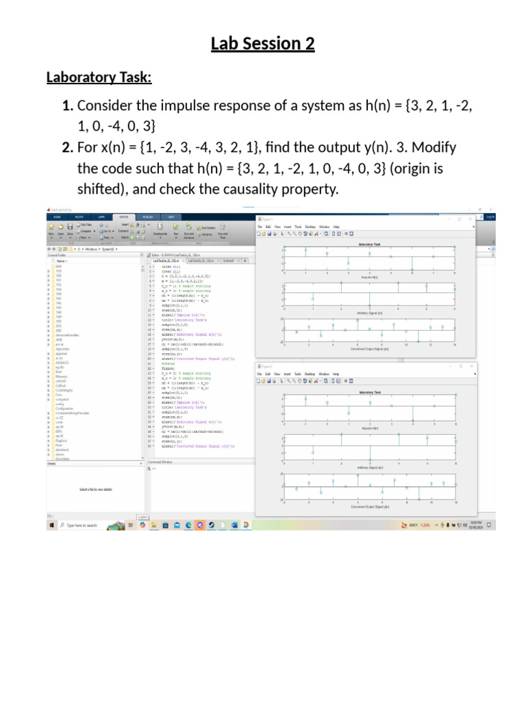 Laboratory Session 2 | PDF