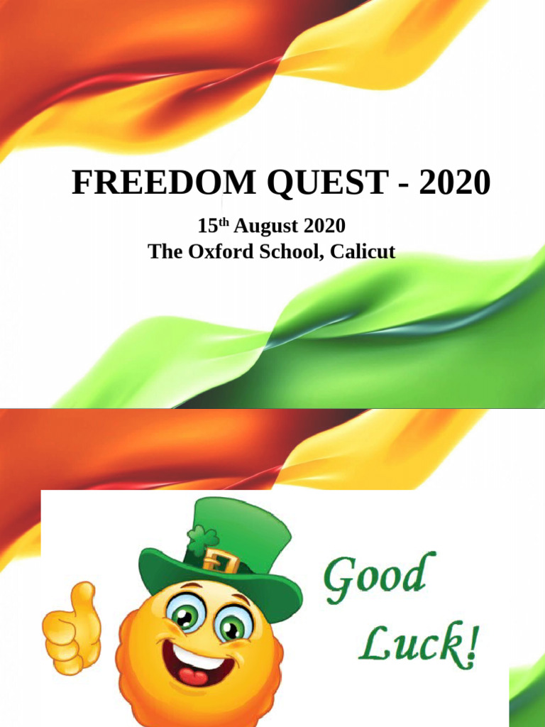 Freedom Quest 2020-Final | PDF