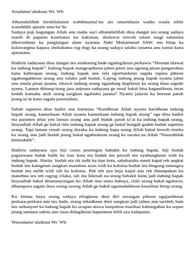 Teks Biantara | PDF