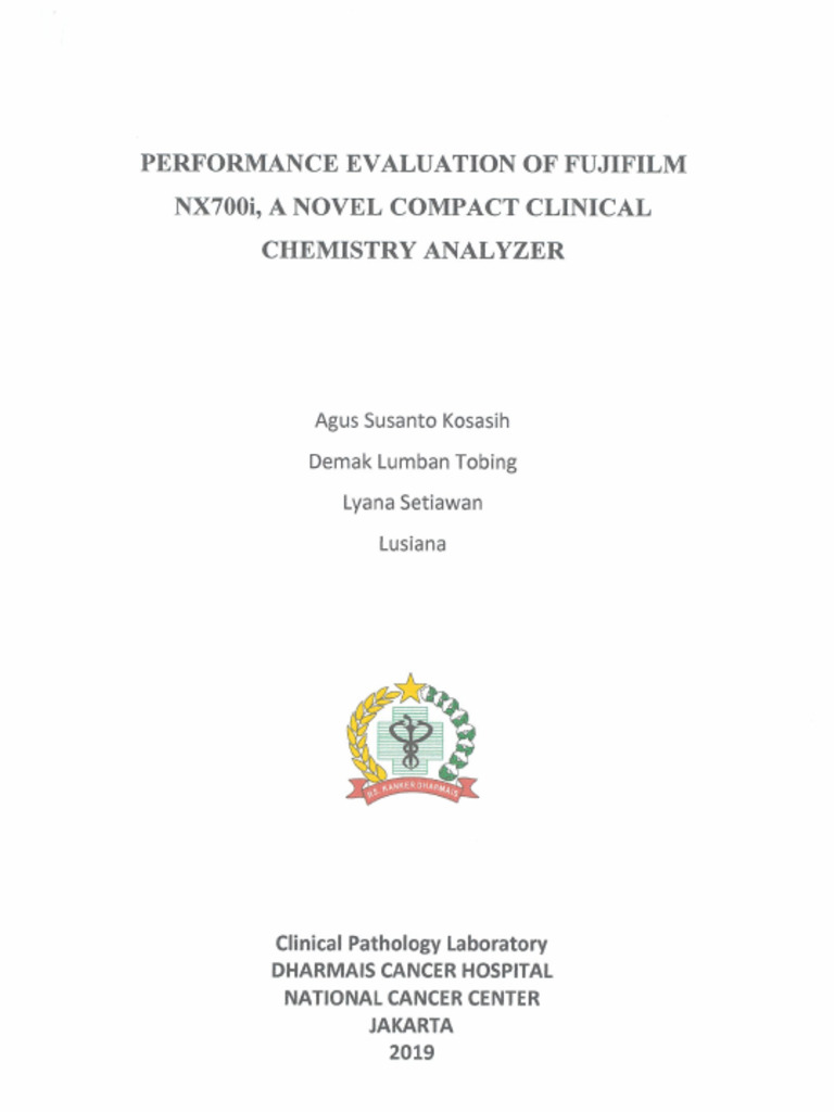 Performance Evaluation NX700i RSK DHARMAIS 2019 (5200) | PDF