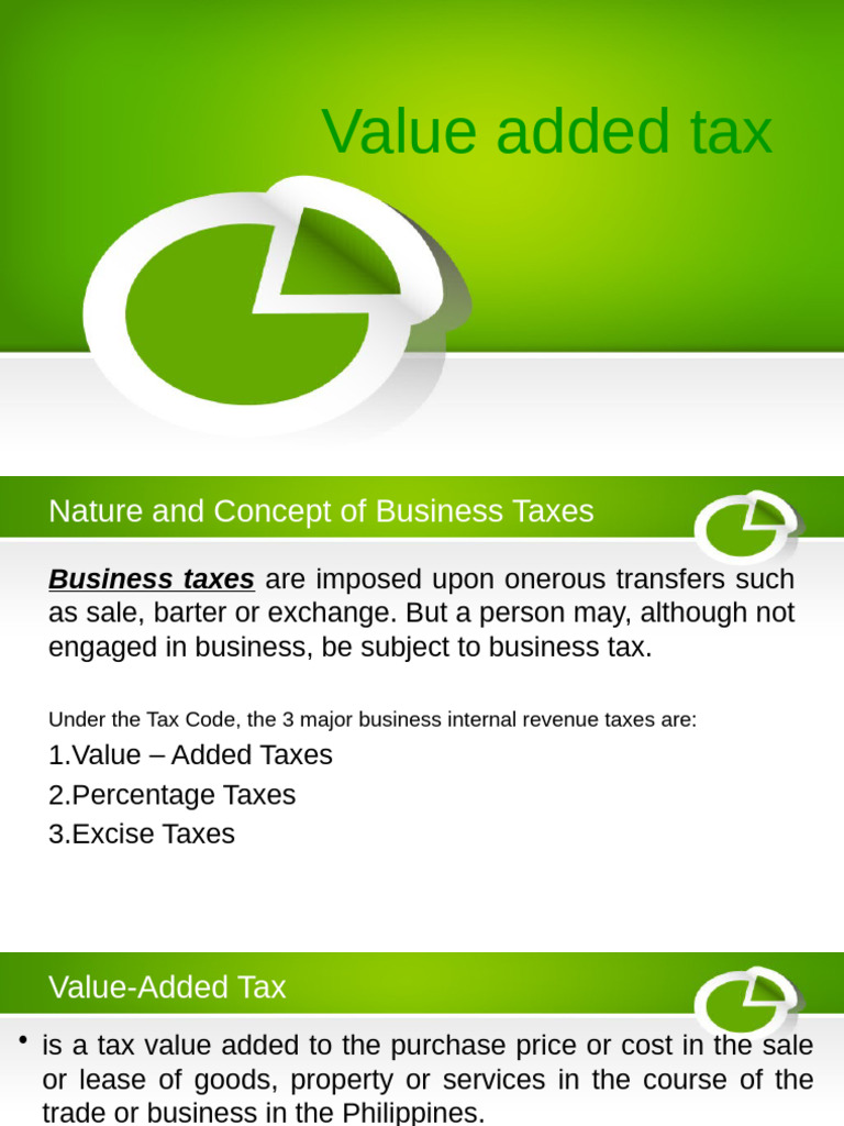 Value Added Tax | PDF