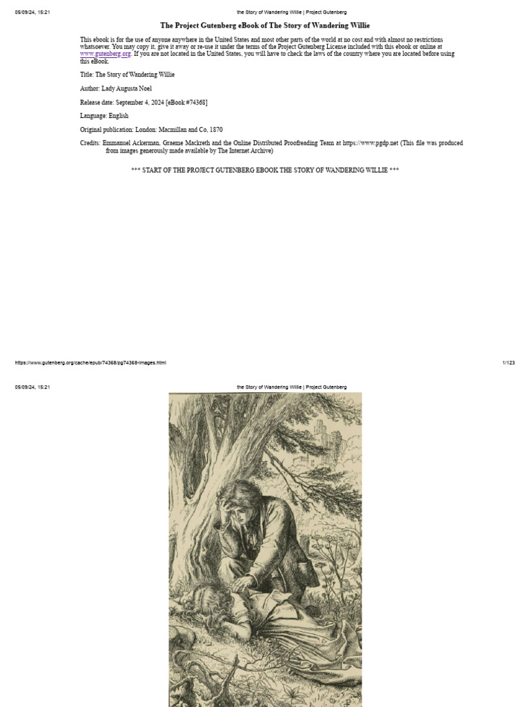 The Story of Wandering Willie - Project Gutenberg | PDF