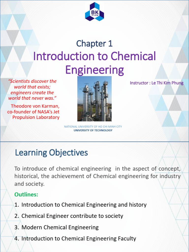 Chapter 1 - Introduction To Chemical Engineering | PDF