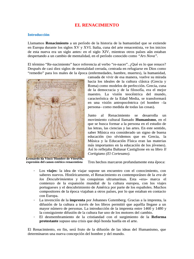 El Renacimiento | PDF