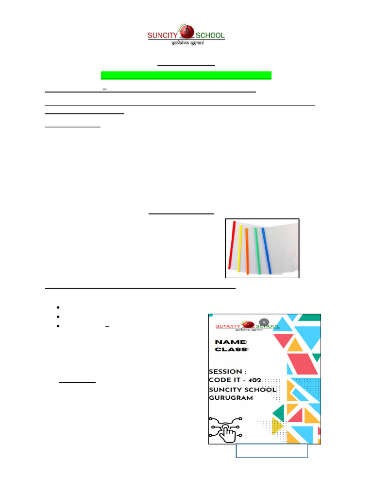 GradeX IT (402) Sem1 CBSE Board PracticalFile 2024 25 | PDF