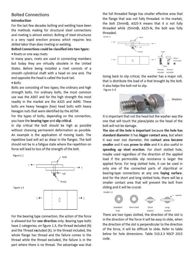 Bolted-Connections | PDF