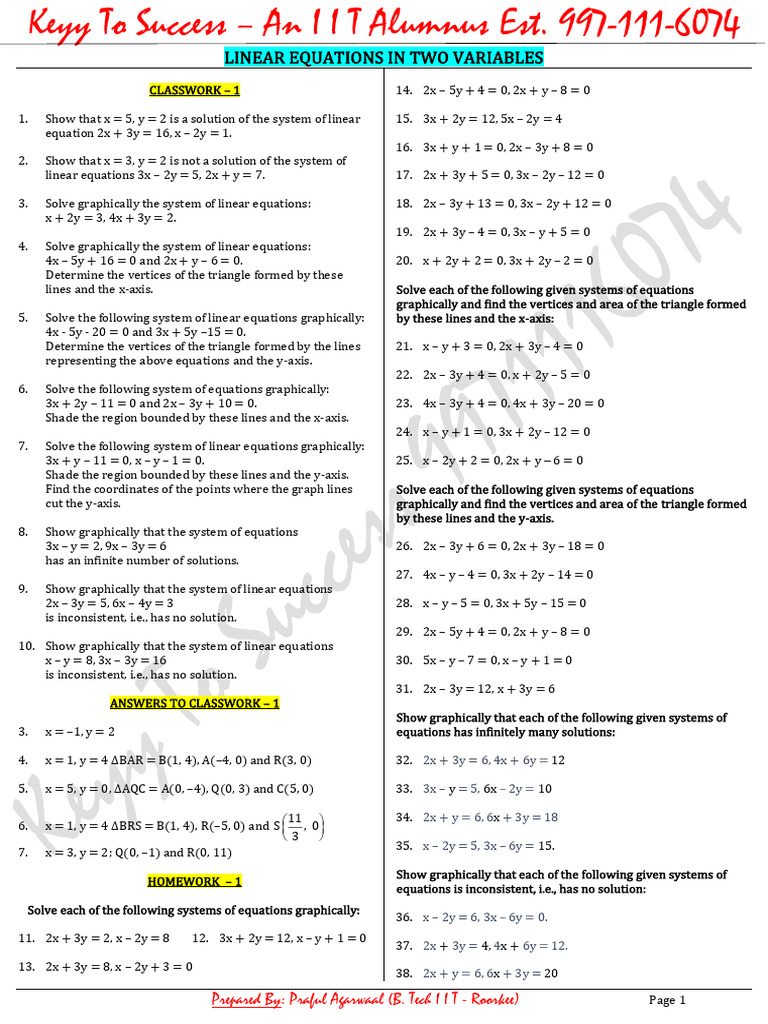Linear Equations Solving FINAL | PDF