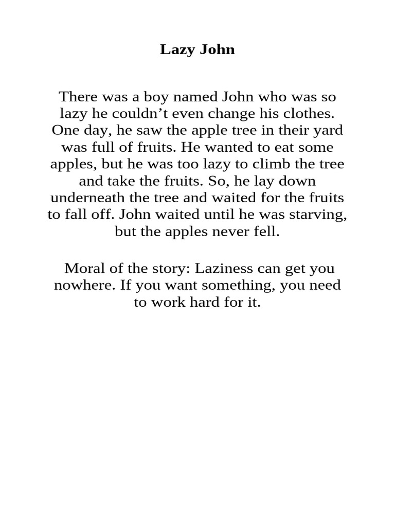 Lazy John | PDF
