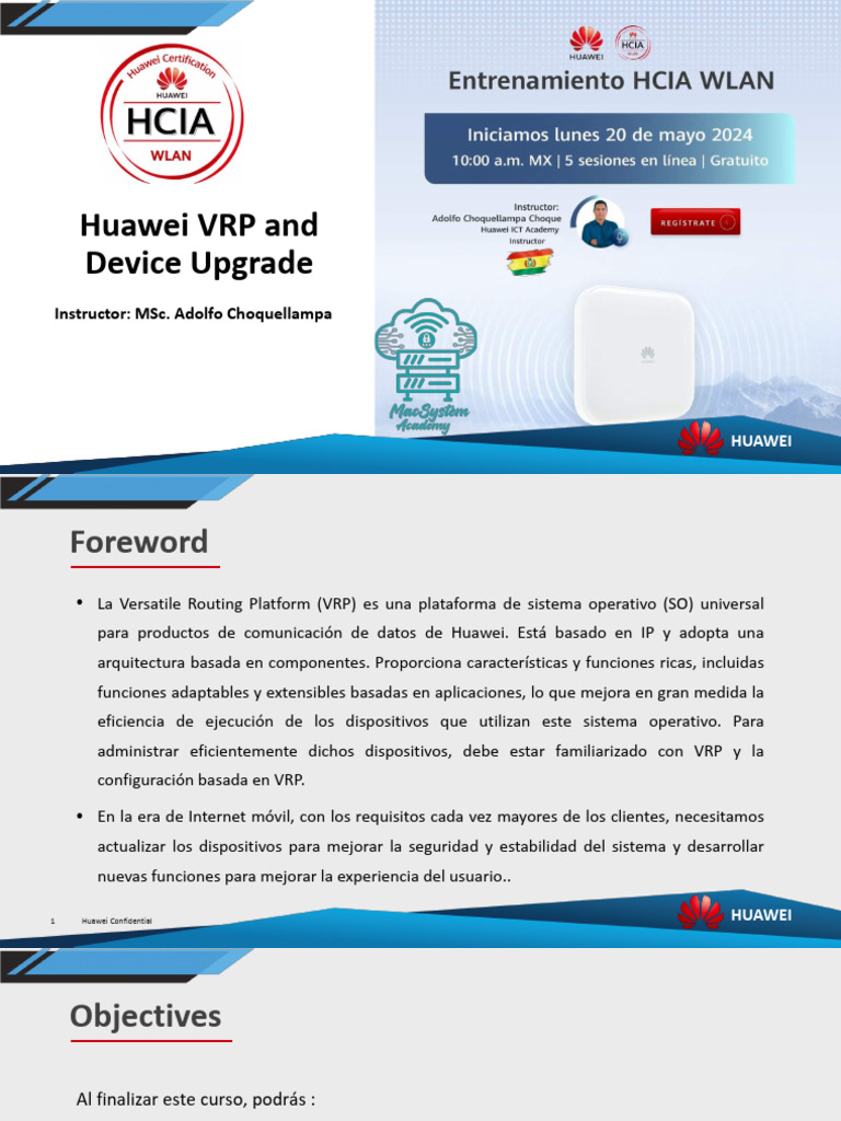 06 Huawei VRP and Device Upgrade | PDF | File Transfer Protocol | Computing