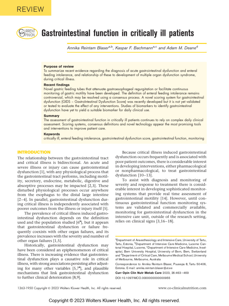 Curr Opin Clin Nutr Metab Care 2023, 26 - 463-469 | PDF