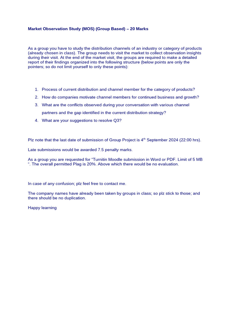 Assignment 2 MOS | PDF | Business