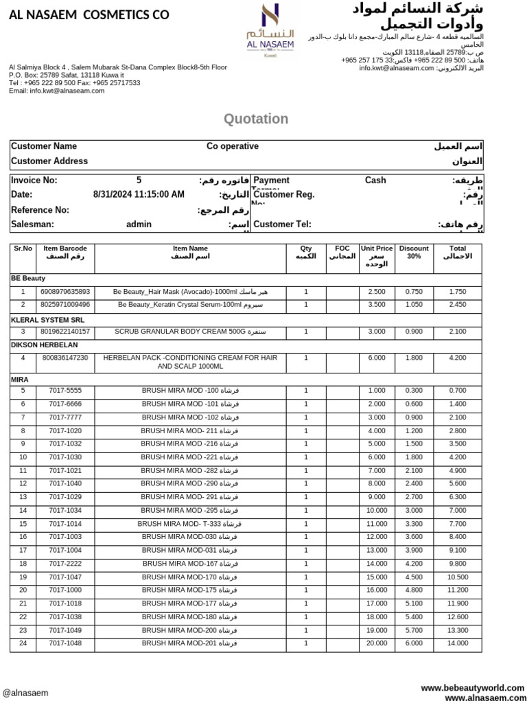 P S 50 Quotation | PDF