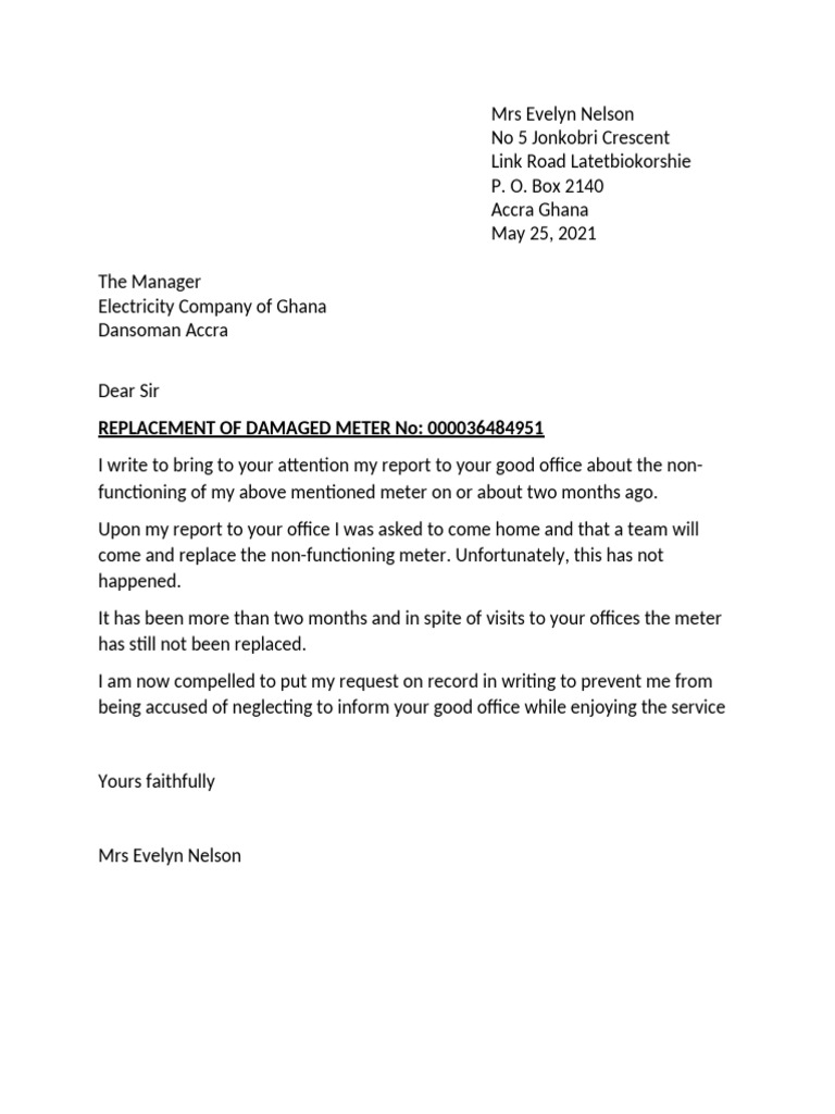 Mrs Evelyn Nelson ECG LETTER | PDF