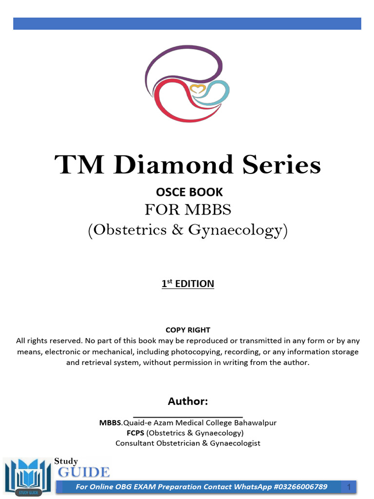 Osce Mbbs Obs and Gynae Final | PDF