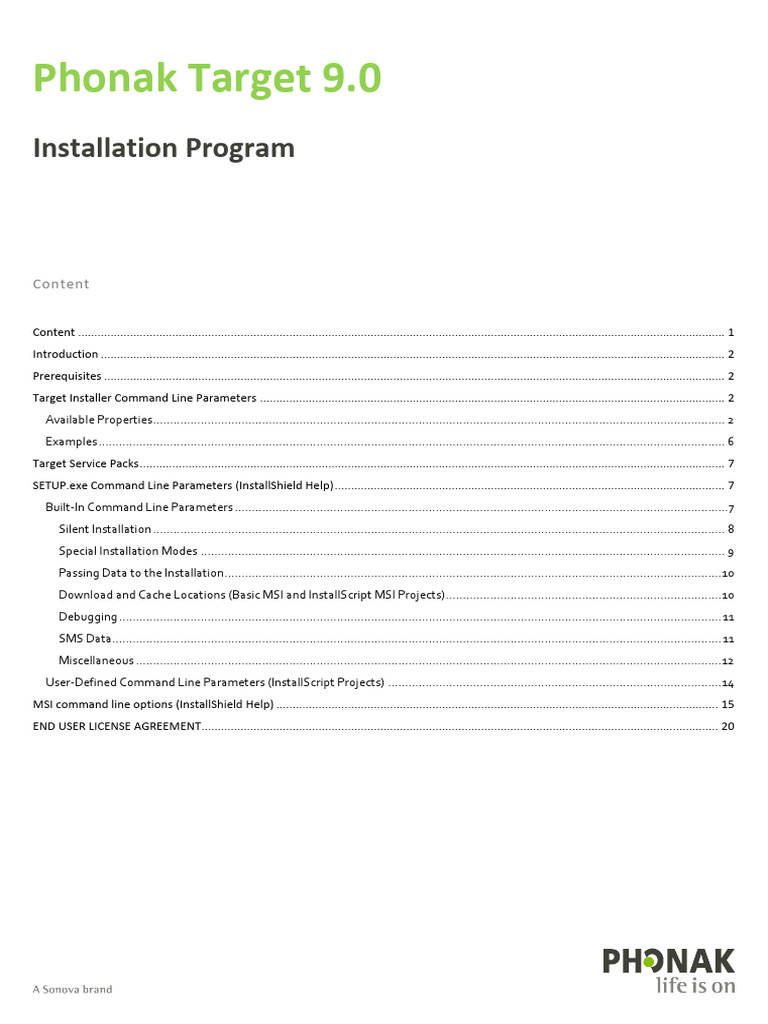 Phonak Target Installer | PDF