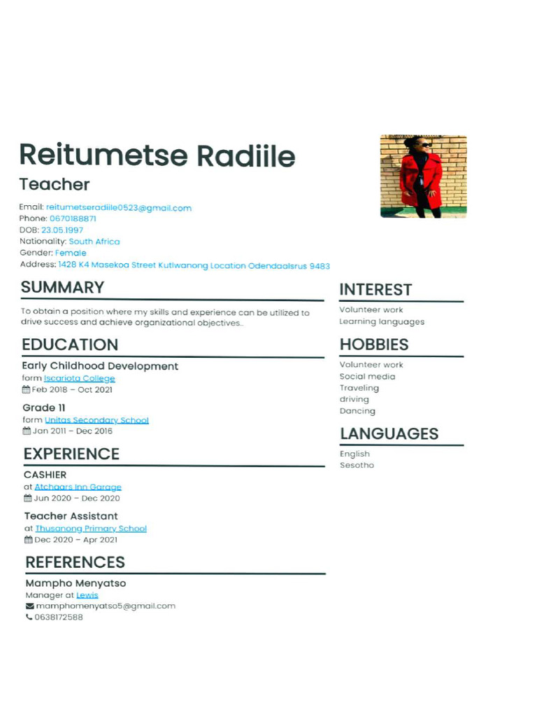 My CV | PDF