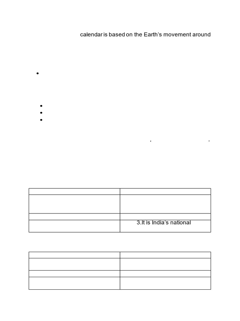 Class 4 Ch-3 Calendars and Timelines | PDF