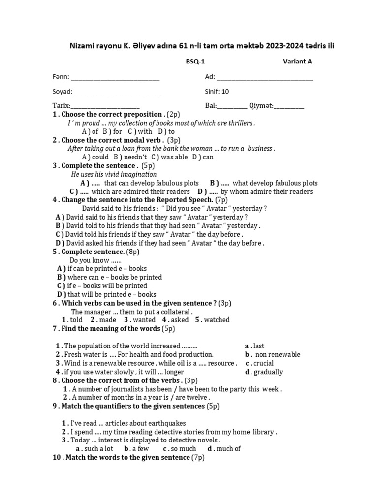 10 BSQ 2023-2024 2 | PDF