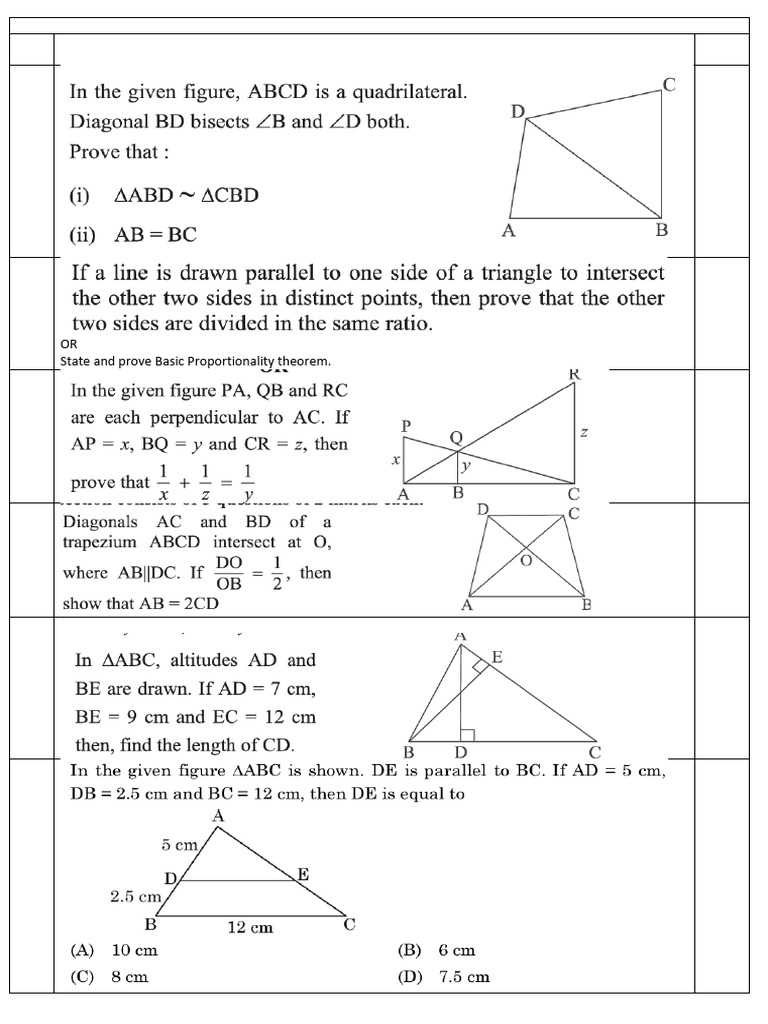 Triangles Pyq For Practice | PDF