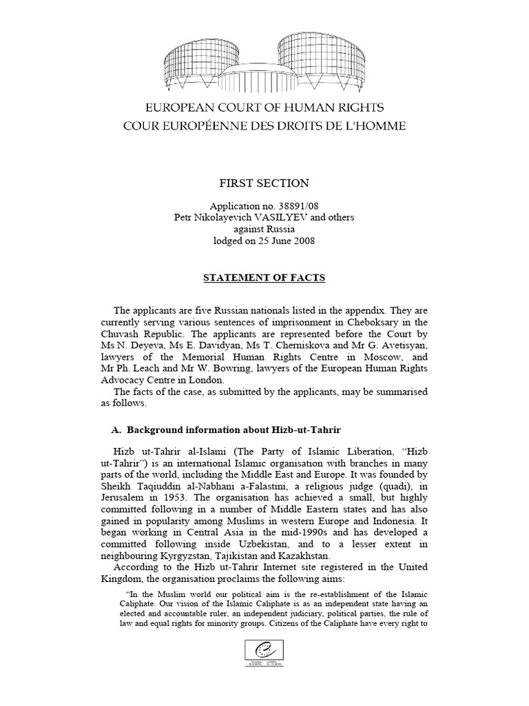First Section: Statement of Facts | PDF