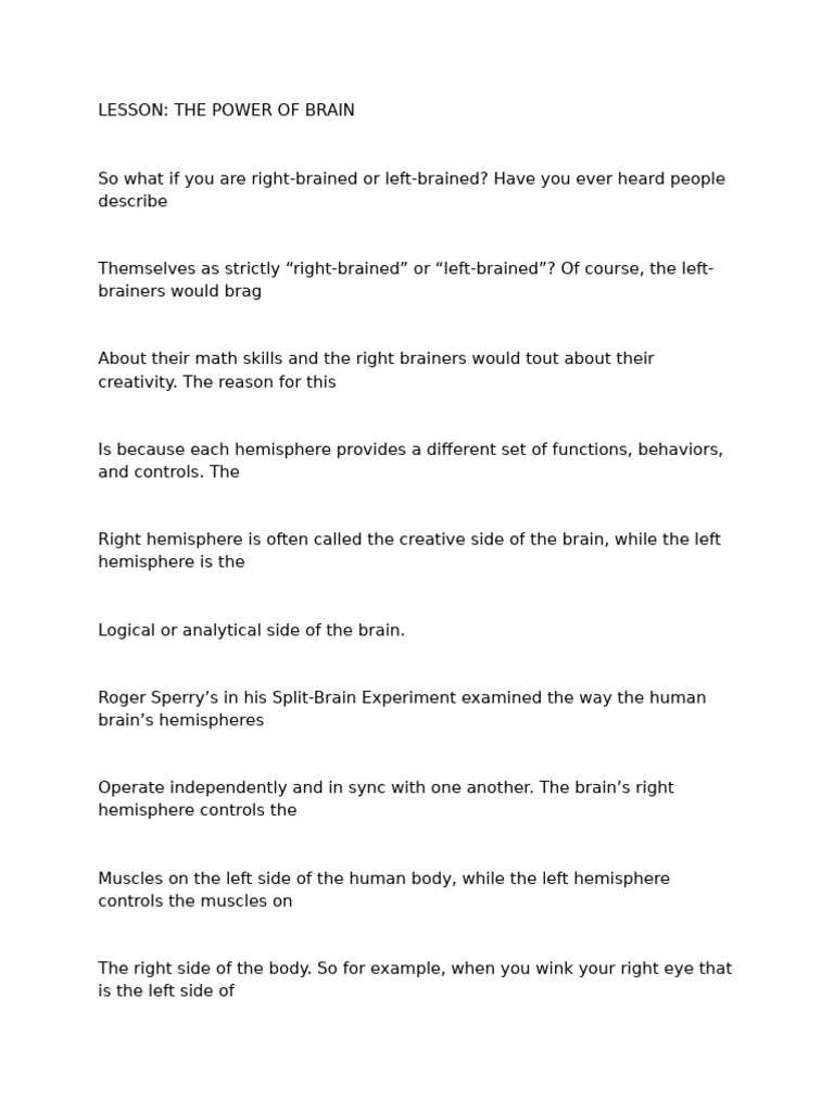 Personal Development Lesson 5 | PDF