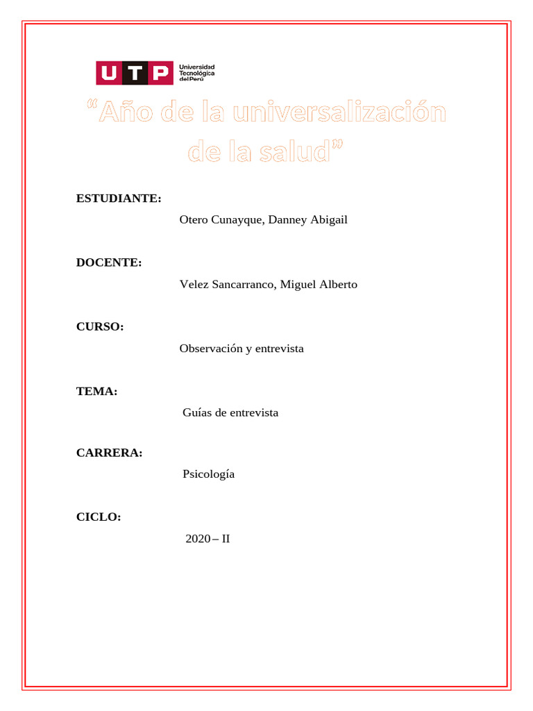 S15.s1 Guías de Entrevistas | PDF