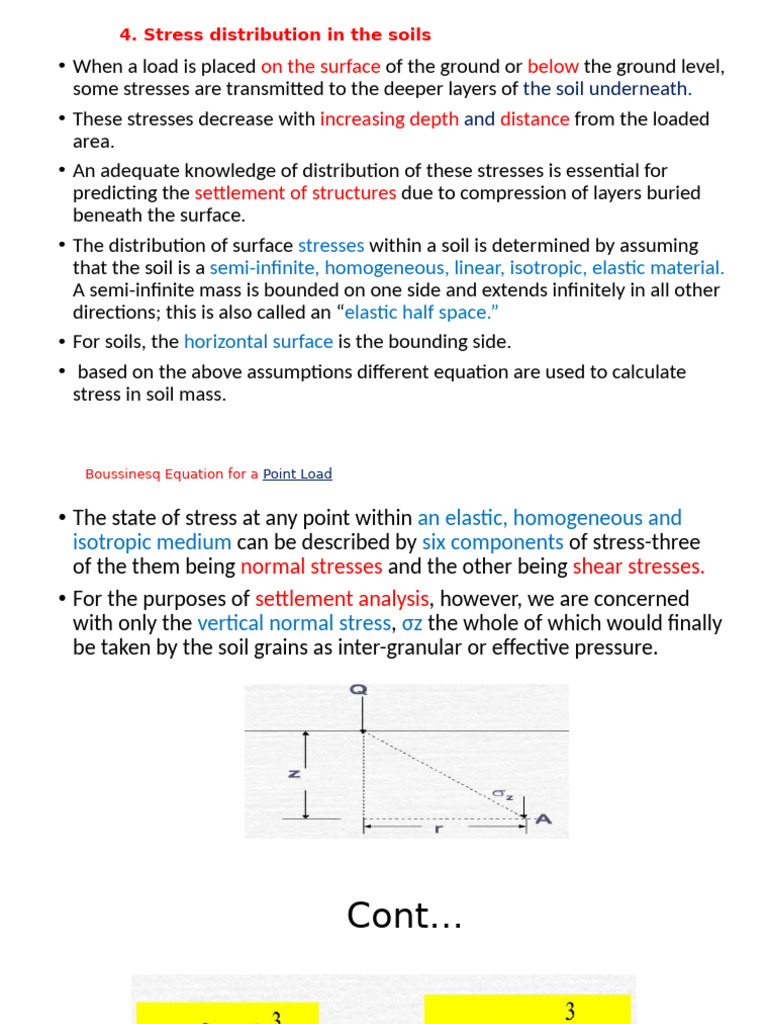 Stress Distribution in Soil Mechanics | PDF | Stress (Mechanics ...