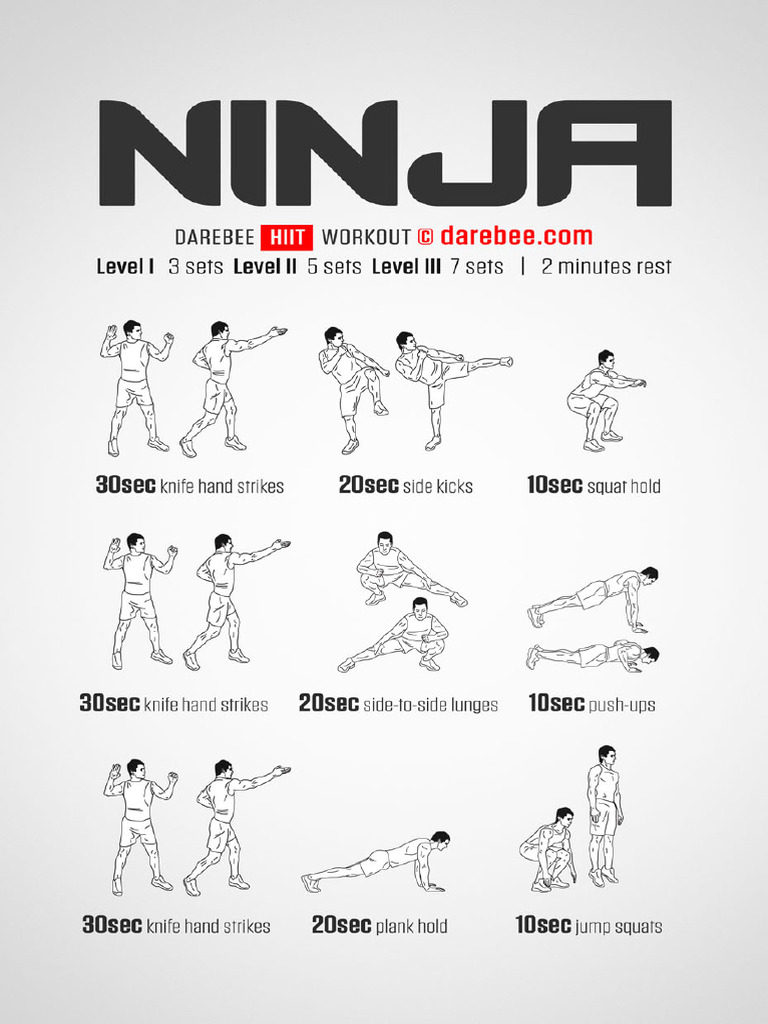 Ninja Hiit Workout | PDF