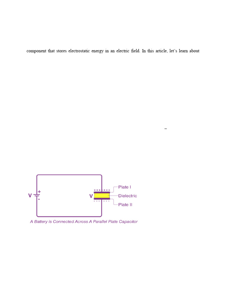 Capacitor and Capacitance | PDF | Capacitor | Dielectric