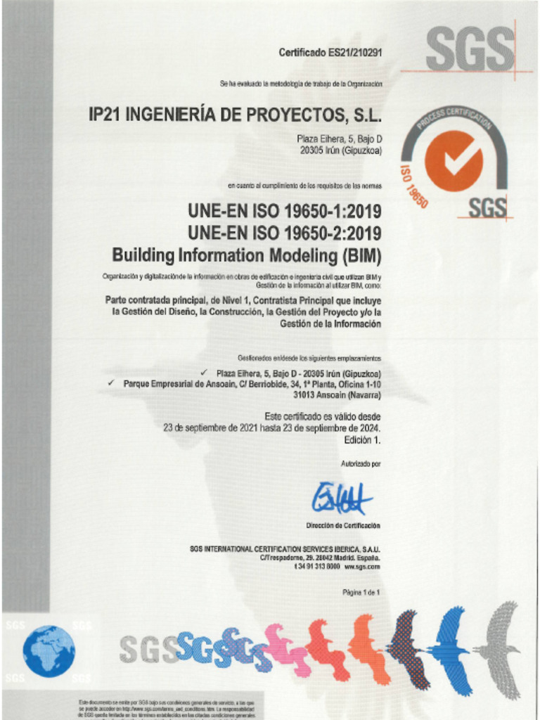 Certificado IP21 | PDF