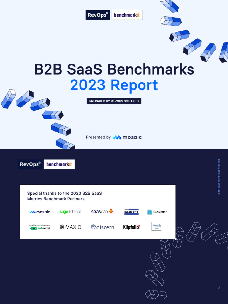 2023 B2B SaaS Benchmarks Report | PDF