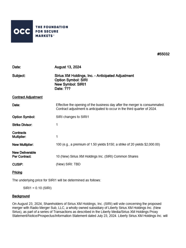 Contract Adjustment Date | PDF