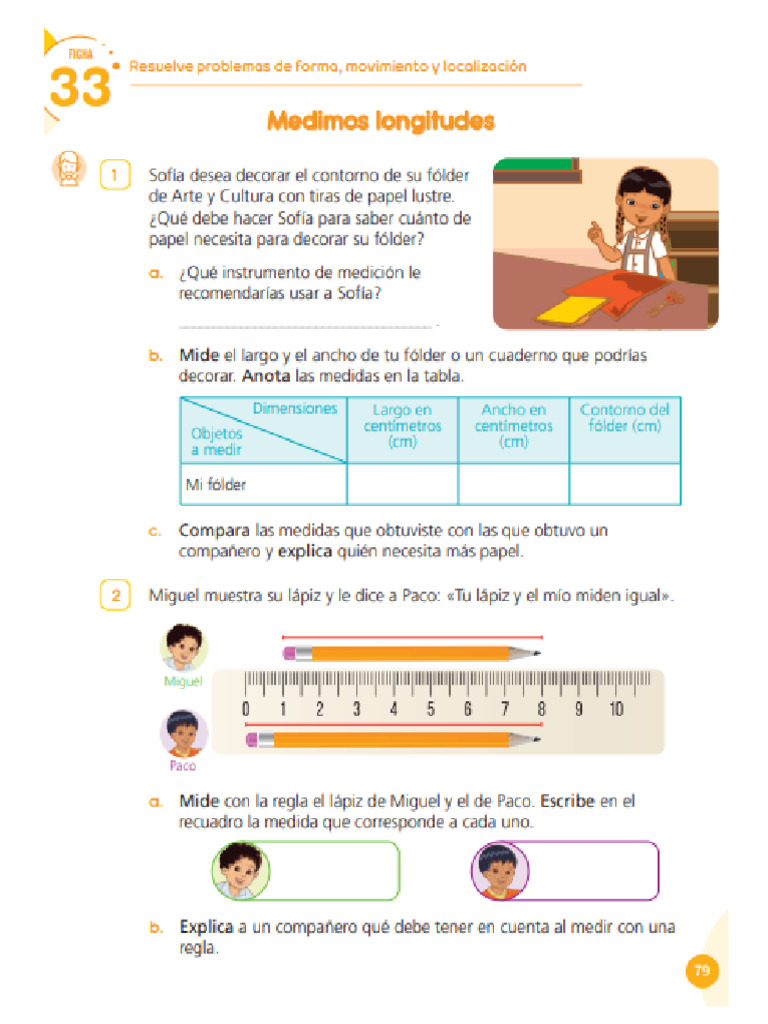 Para Practicar Medidas | PDF