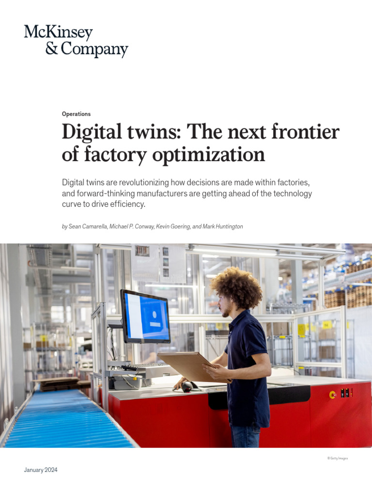 UM23366 - Prashant Kale - Digital Twins The Next Frontier of Factory Optimization | PDF
