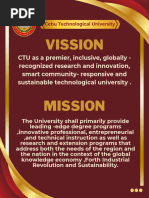 The Ctu Vision Mission Goal | PDF | Business | Art