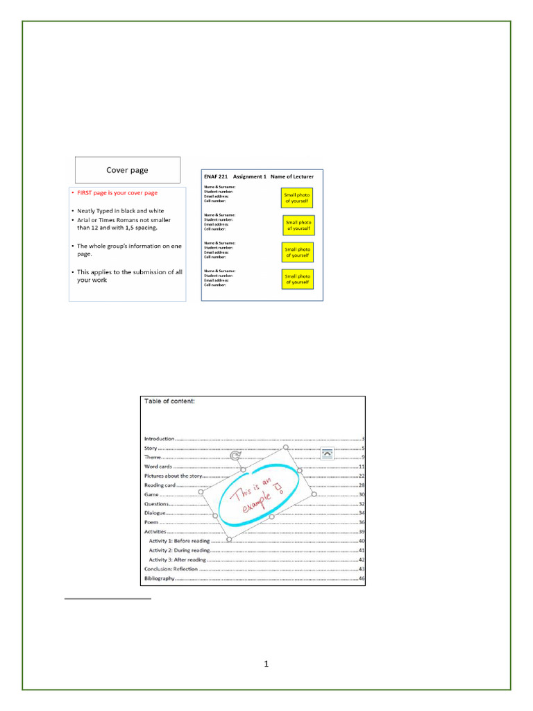 Enaf221 Assignment 1 2024 | PDF