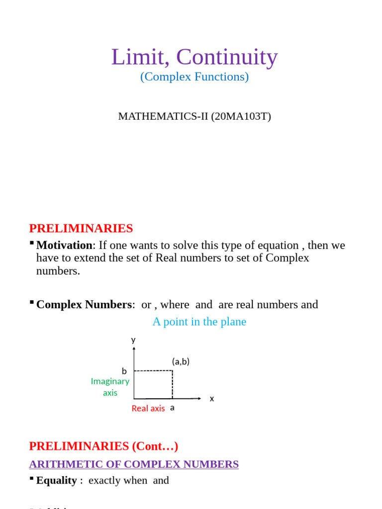 1 Limit Continuity | PDF