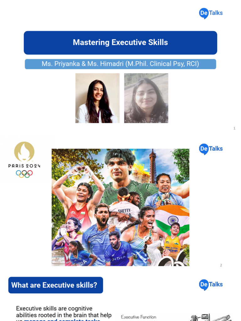 Mastering Executive Skills | PDF | Emotions | Career & Growth