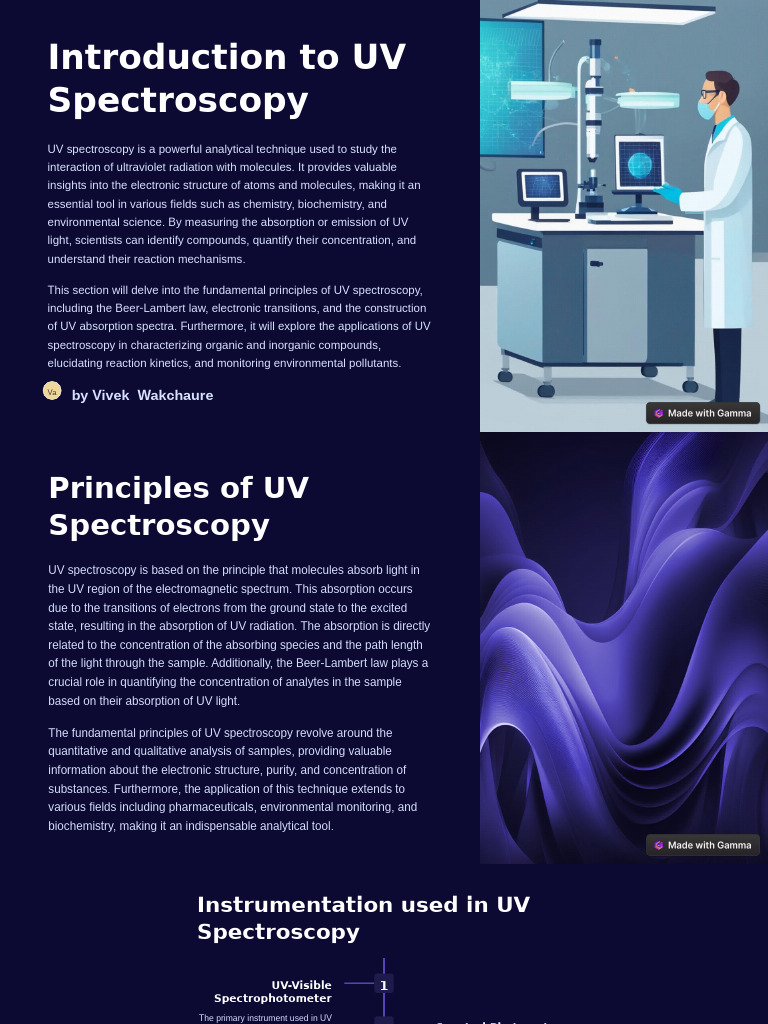 Introduction To UV Spectros | PDF