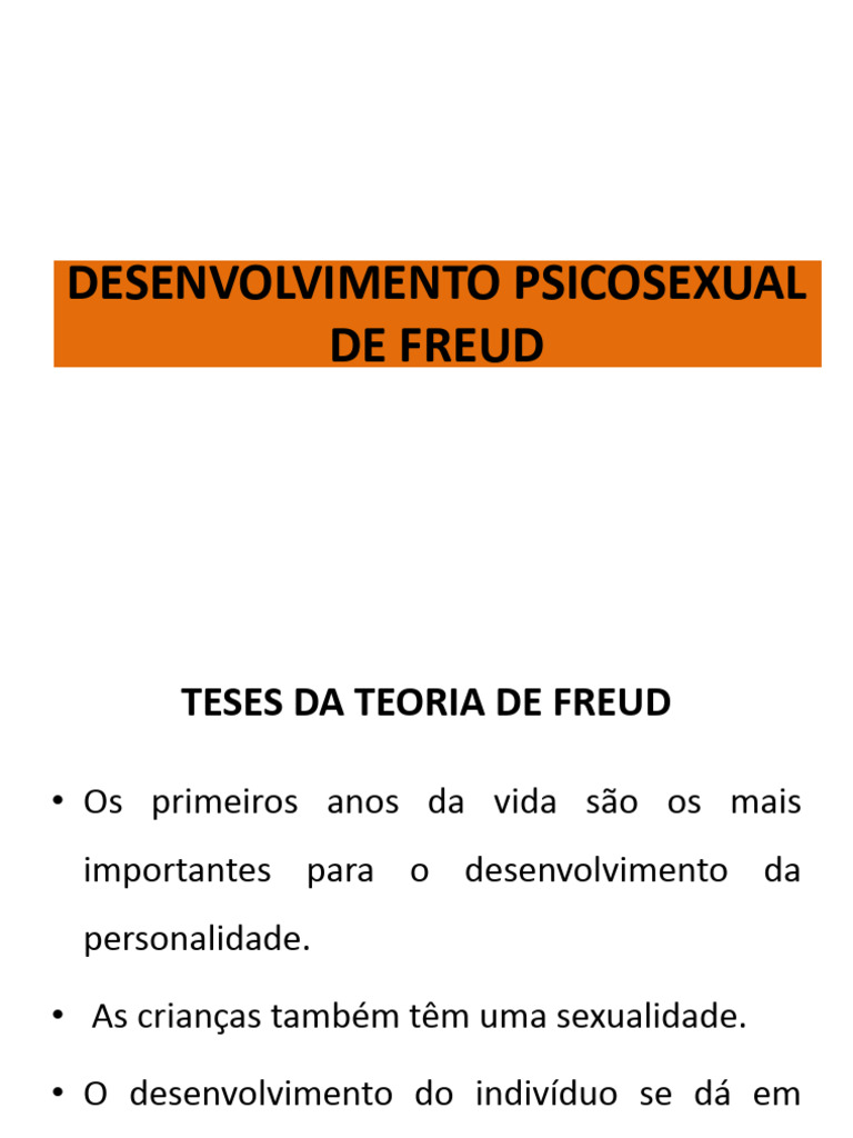 Teoria Psicosexual de Freud | PDF
