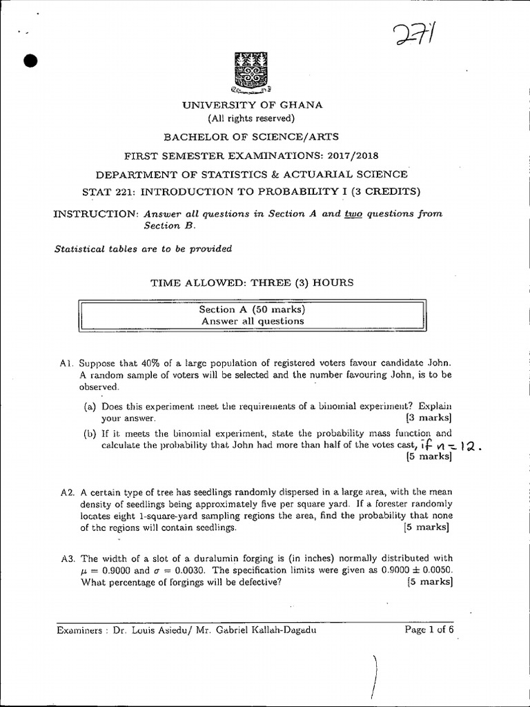 Math past question | PDF