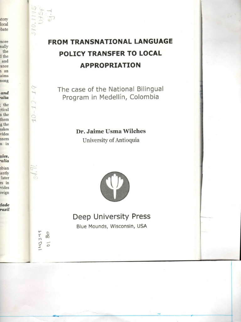 Usma Language Policy | PDF