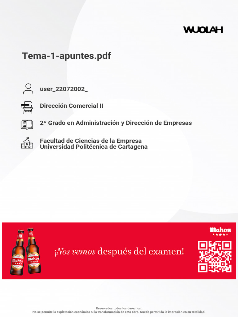 Tema 1 MK2 Upct | PDF