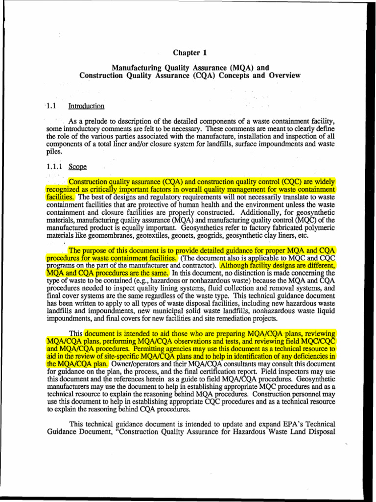 Chapter 1 - MQA and CQA Concepts and Overviews PDF | PDF