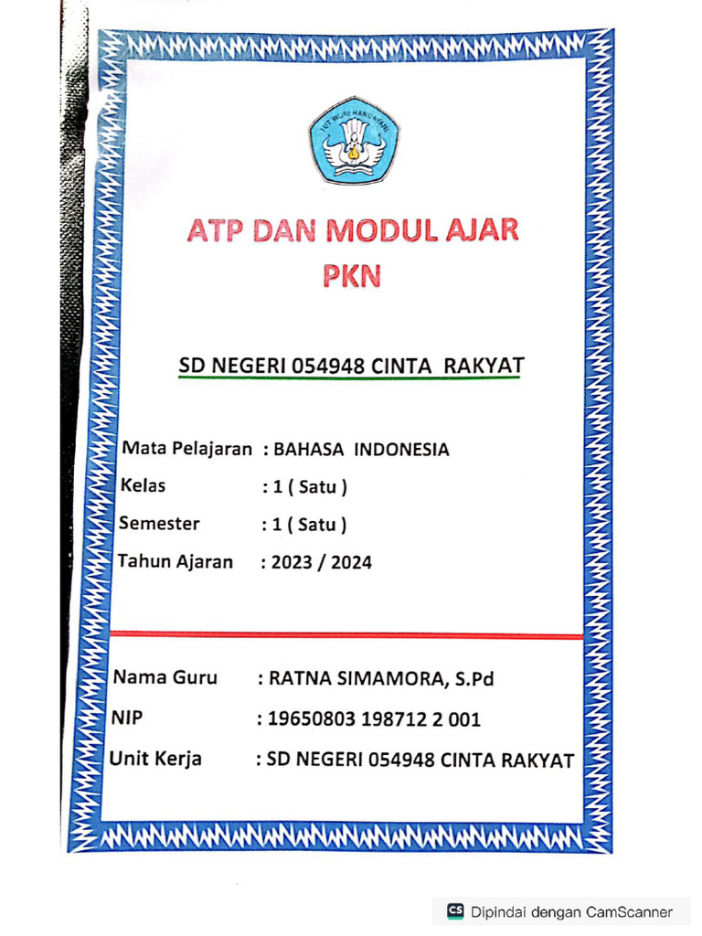 Bahasa Indonesia Ratna | PDF